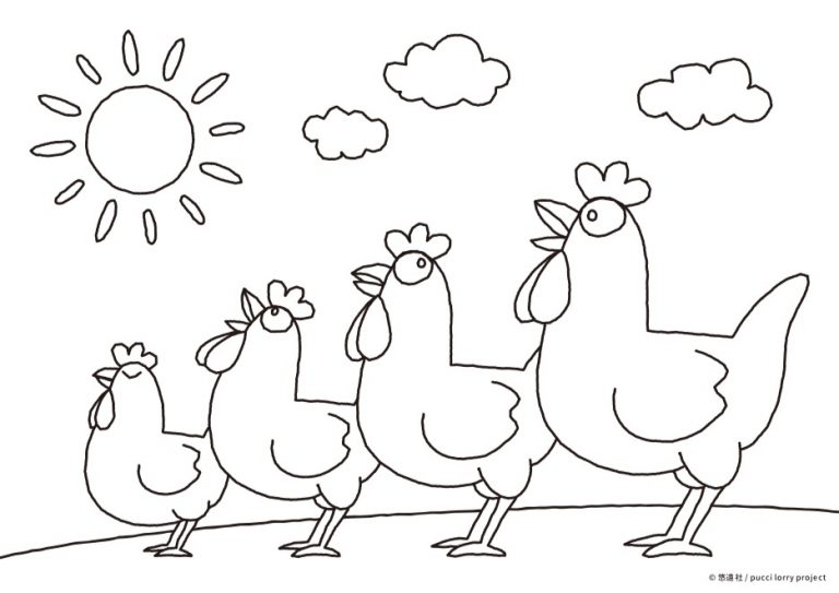 ぬりえ/ダウンロードコンテンツ｜ちいさなおとどけ！プッチローリー