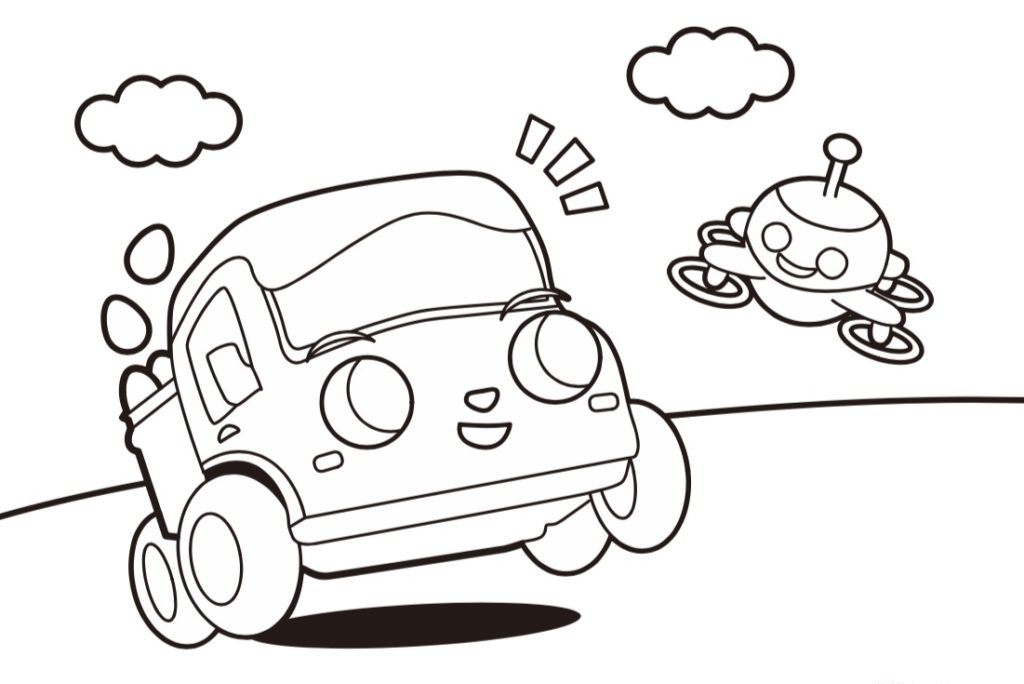 ぬりえ/ダウンロードコンテンツ｜ちいさなおとどけ！プッチローリー